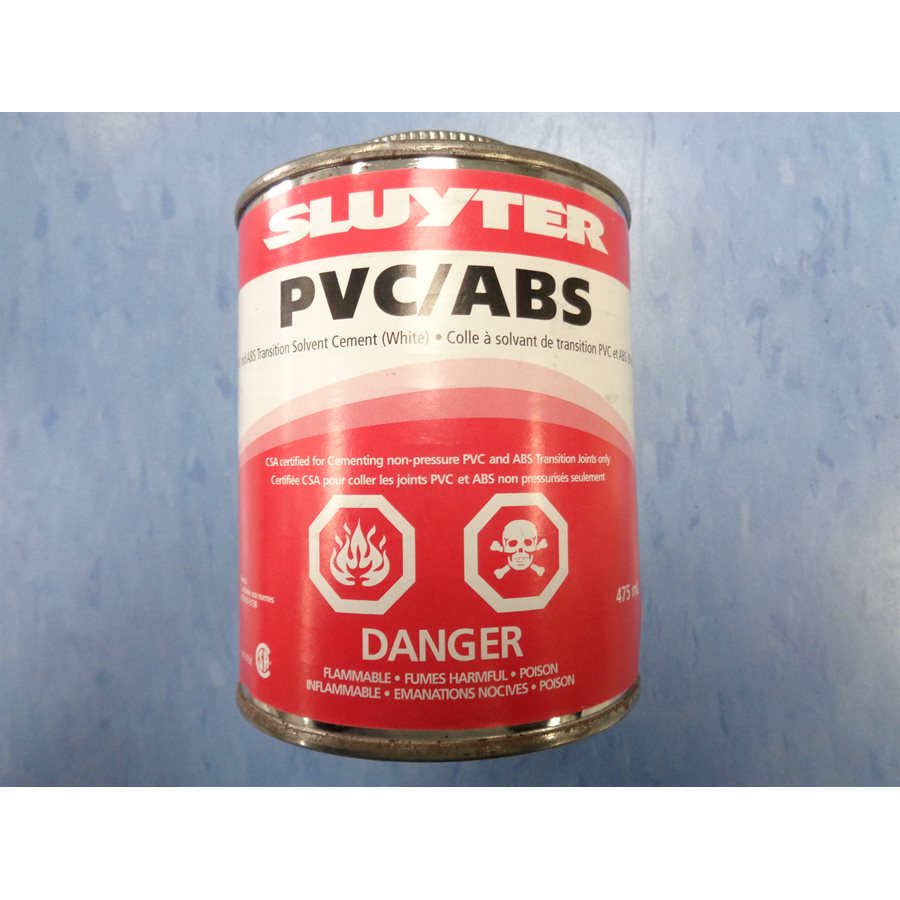 500 ML. DE COLLE POUR TRANSITION ABS / PVC AVEC PINCEAU