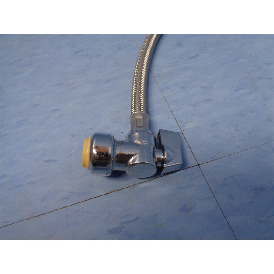 TUYAU DE LAVABO 18'' A VALVE ANGLE PUSH-FIT