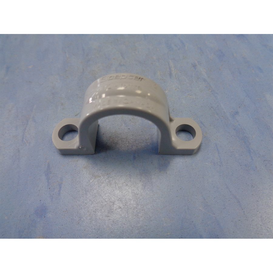 COLLIER EN U 1 / 2" PVC